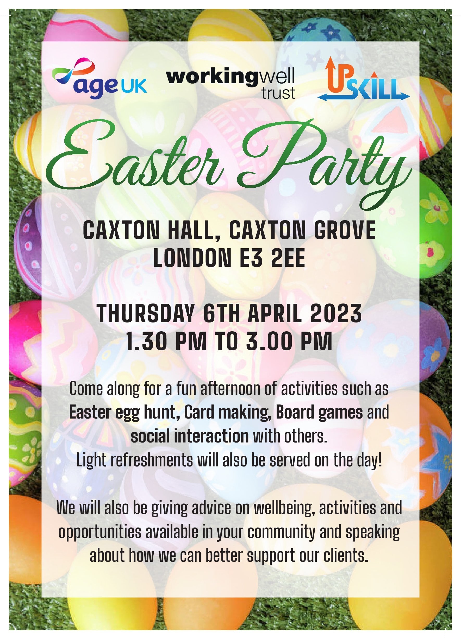 Easter Party at Caxton Hall – Merchant St. Hub Online